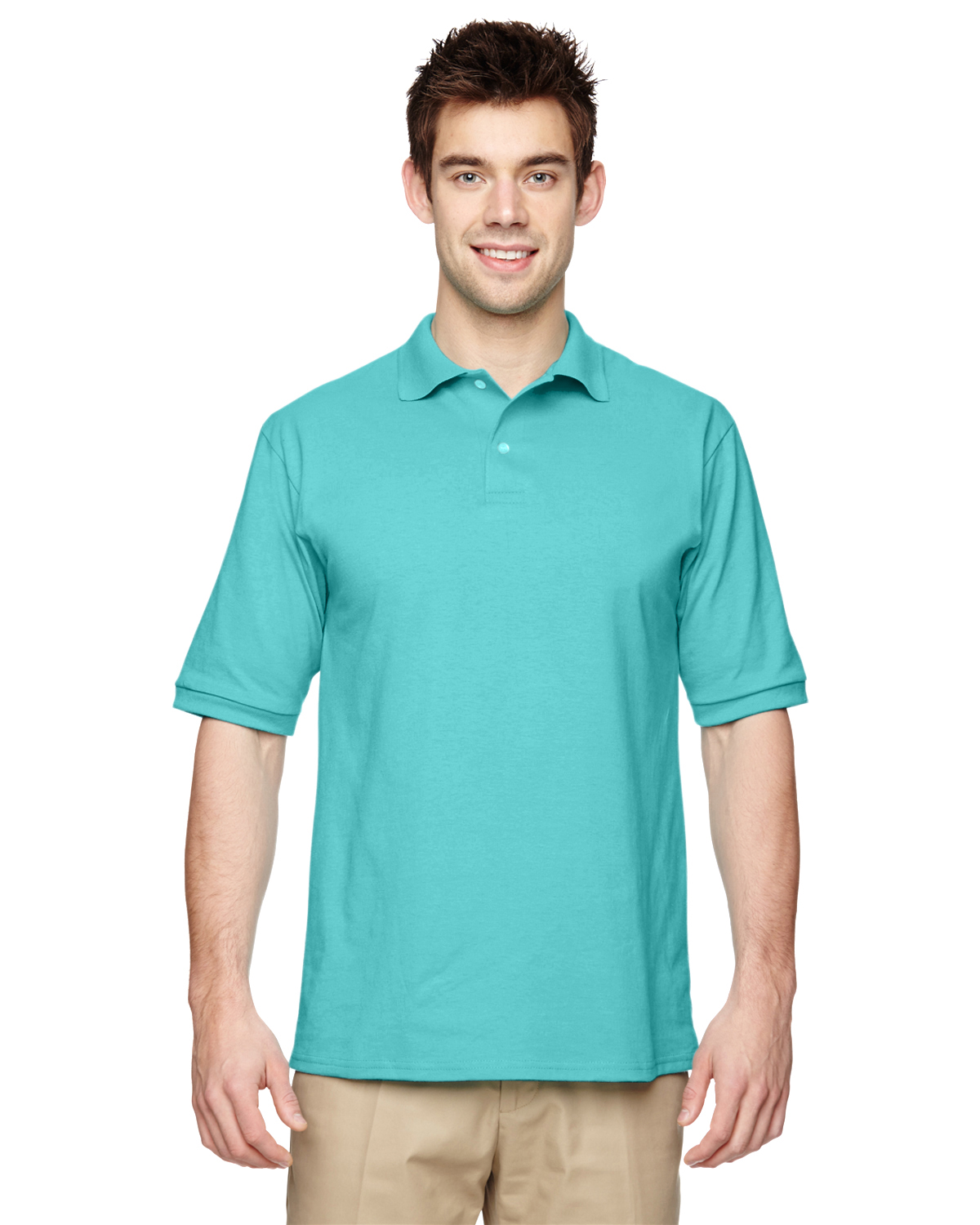 NEW Jerzees Men's 50/50 Jersey Golf Polo Shirt with SpotShield S-XL R ...