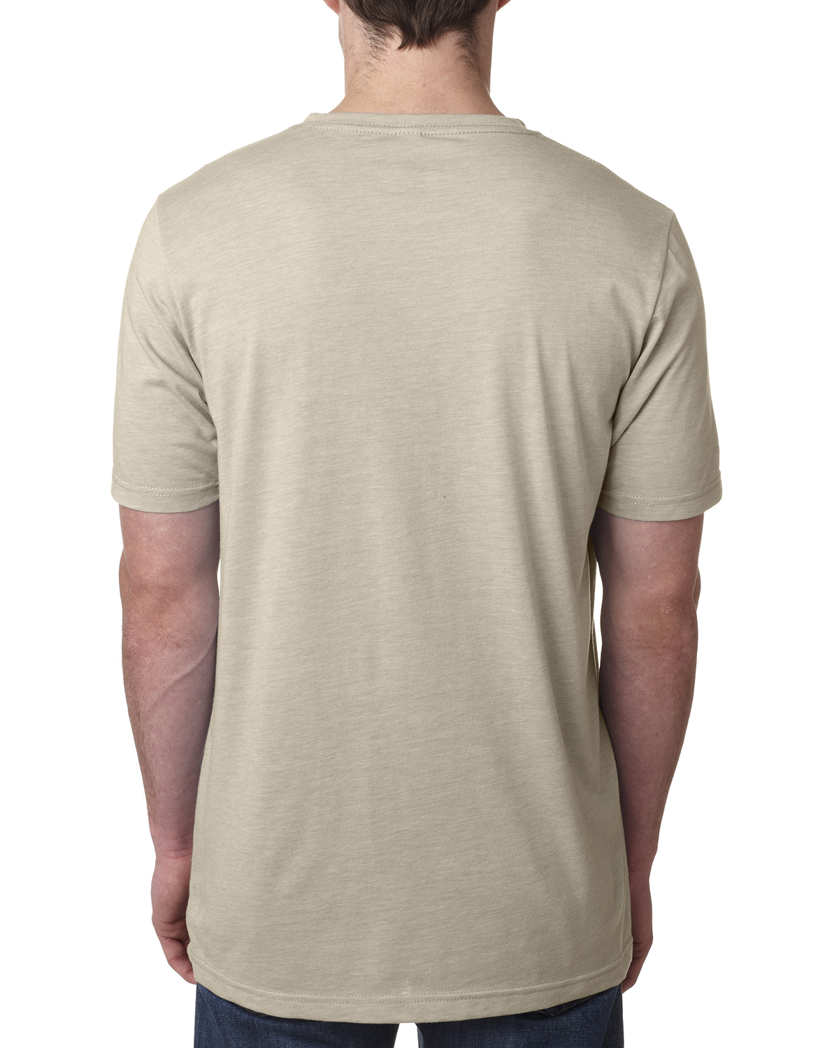 Next Level Men's PLAIN Poly/Cotton Short Sleeve Crew Neck T-Shirt M ...